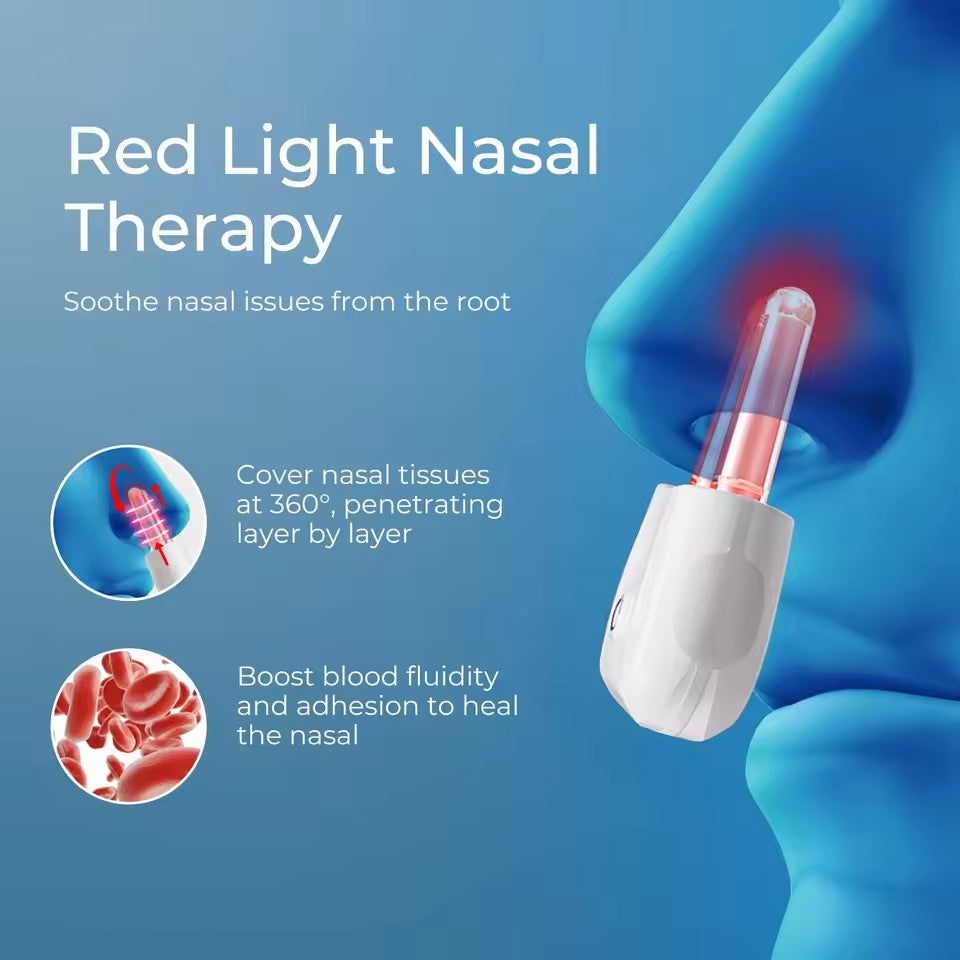 Portable Red Light Nasal Therapy Hayfever Reliever Tool – EC Life-style