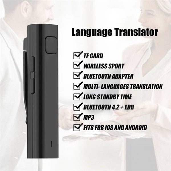 26 Multi-Language Voice Translator Smart Interpreter Bluetooth Transmi ...